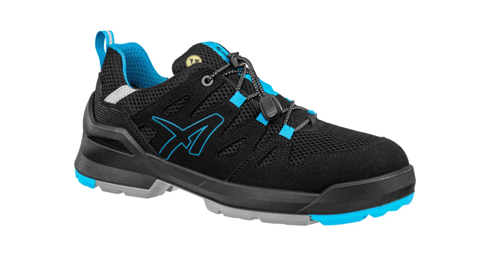 Albatros Fastpack Black/Blue XW Low S1PL ESD FO SR munkavédelmi cipő - BERB